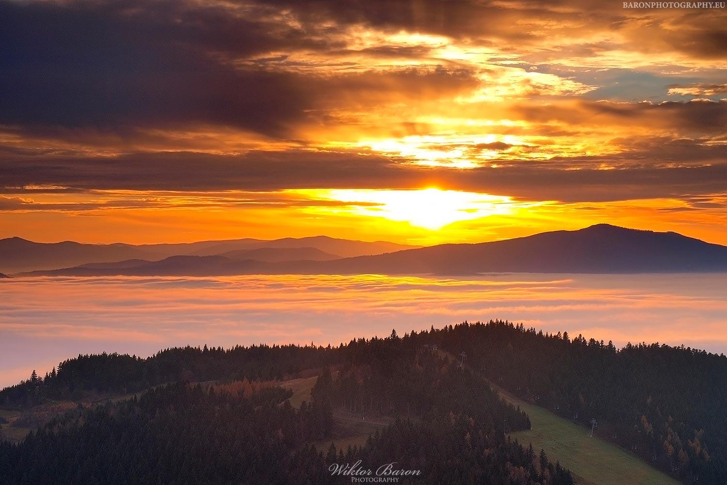 Zachody słońca w górach - Zdjęcia zachodów słońca